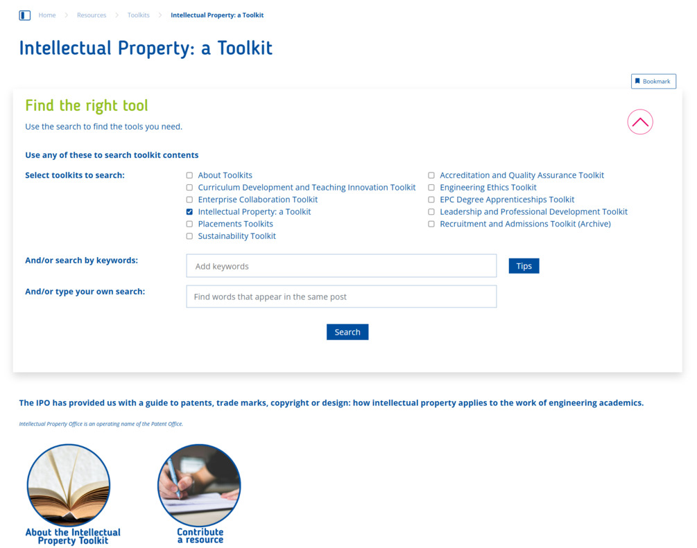 What's in the Intellectual Property Toolkit? - Engineering Professors ...